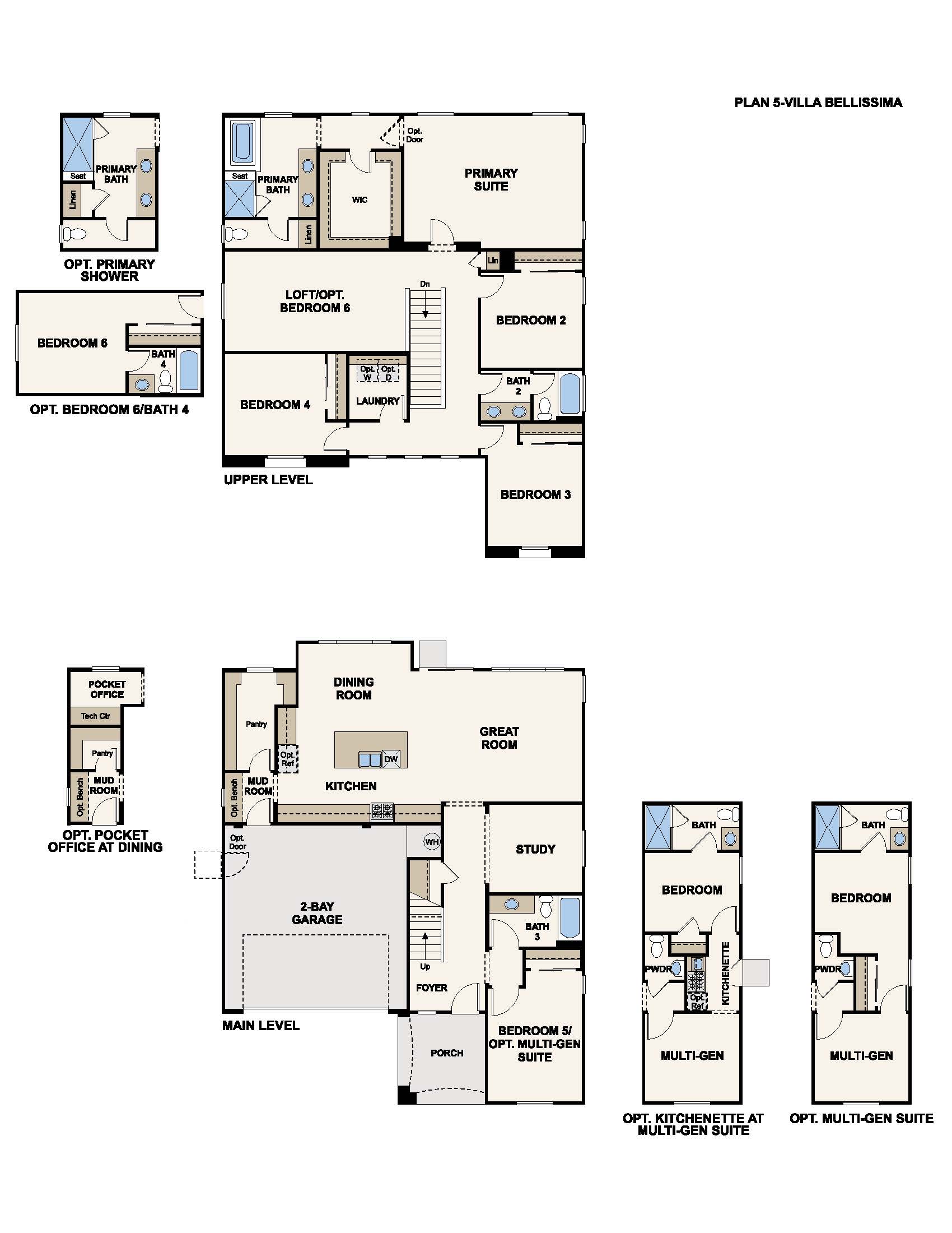 Plan 5 Floorplan at Villa Bellissima by Century Communities