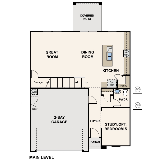 Nightingale (Plan 5) Floorplan at Sage Grove at Magma Ranch by Century ...