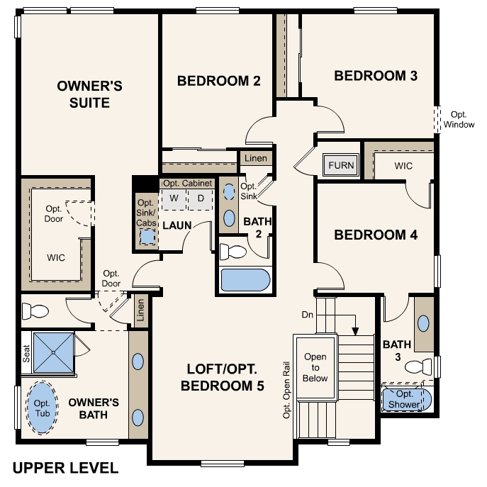 Azalea | Residence 40225 Floorplan at Floret Collection at Parkdale ...
