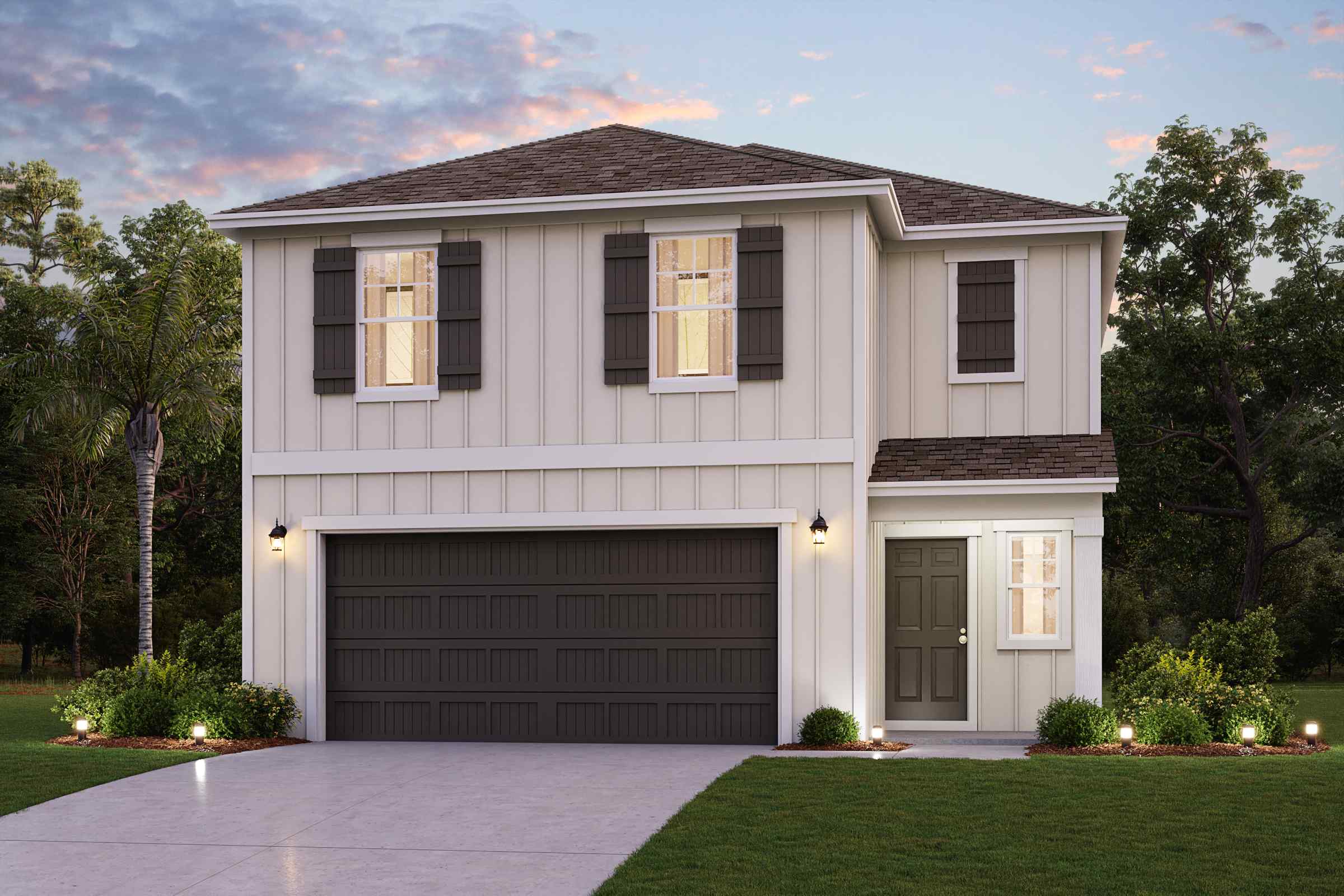 Delray Floorplan at Palm Series at The Landings at Pecan Park by ...