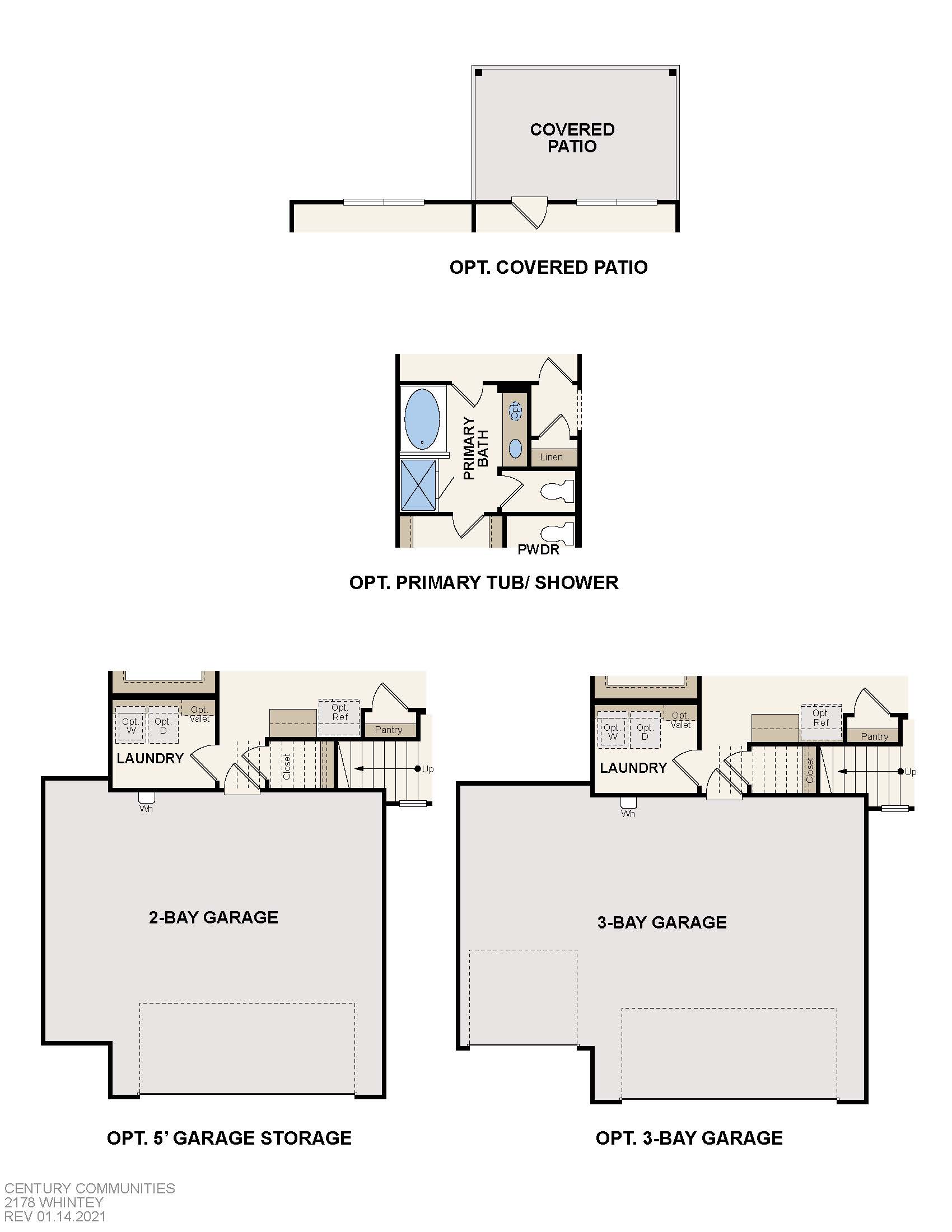 WHITNEY Floorplan at Lonestar Collection at Paloma at Sanford Farms by ...