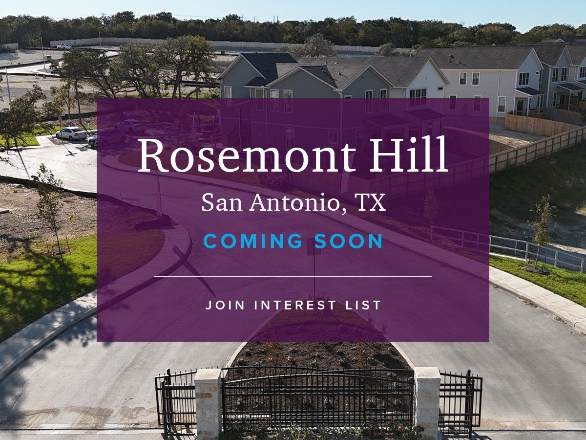 Rosemont Hill | New Homes for Sale in North Central San Antonio, TX
