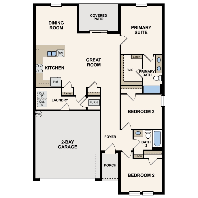 PRESCOTT Floorplan at Royal Highlands Landing at Royal Highlands by ...