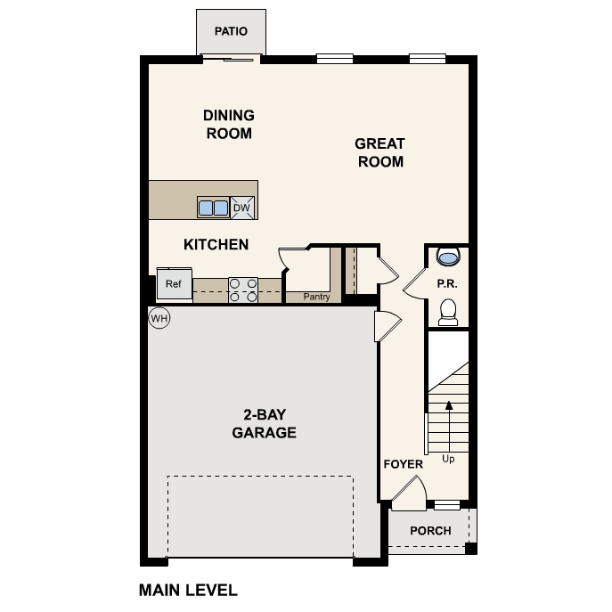 MAYFIELD II Floorplan at The Cottages at Scenic Terrace by Century Complete