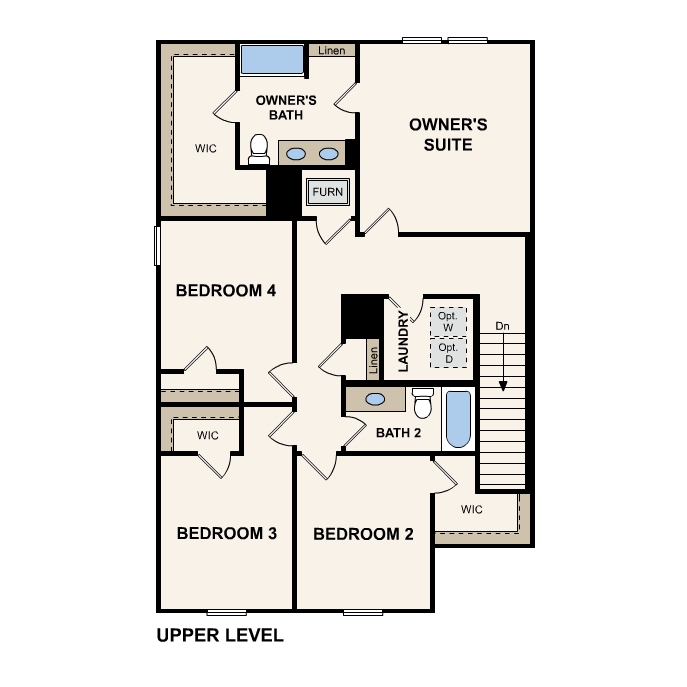 MAYFIELD II Floorplan at The Cottages at Scenic Terrace by Century Complete